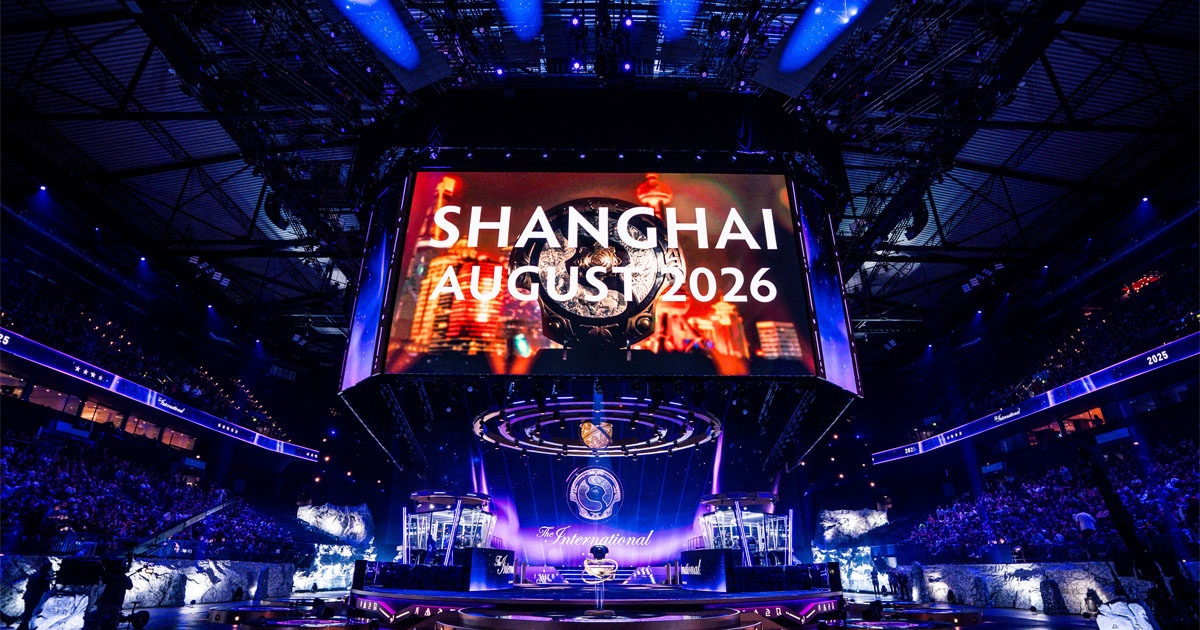Dota 2: The International 2026 será realizado em Xangai, na China - Mais Esports