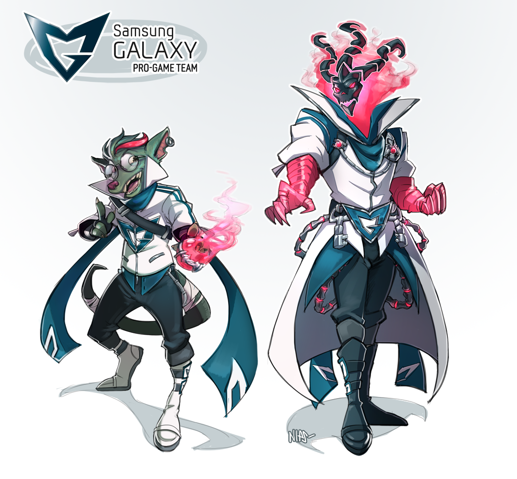 Fã desenha Twitch Fofinho do Imp e Thresh Vermelho do Mata - Mais Esports