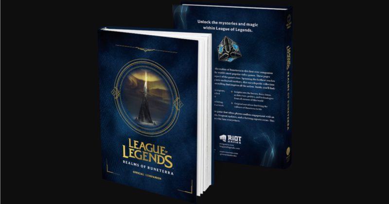 LoL: Riot lança “Realms of Runeterra”, seu primeiro livro colecionável ...