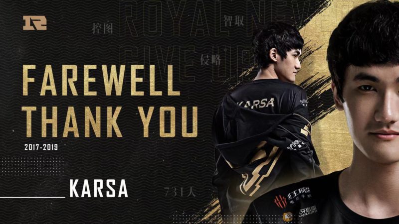 LoL: Após dois anos, Karsa está fora da RNG - Mais Esports