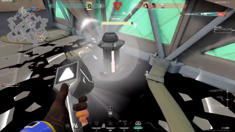 Valorant: Jogador vence rodada com defuse incrível ao 0,01 segundos ...