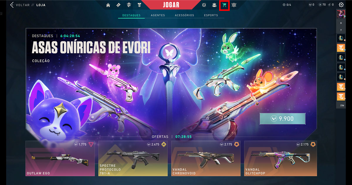 Como comprar skin no VALORANT: passo a passo 2025 - Mais Esports