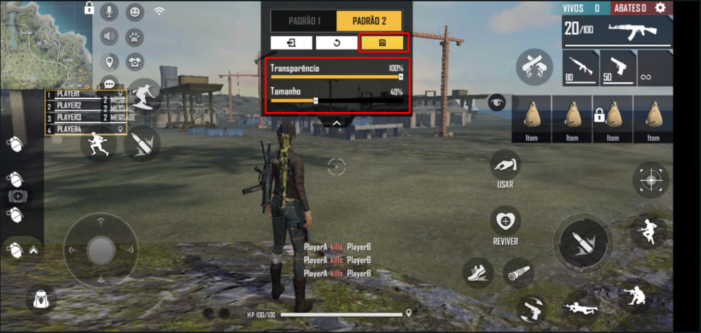 HUD no Free Fire: como alterar a aparência e controles do seu jogo ...