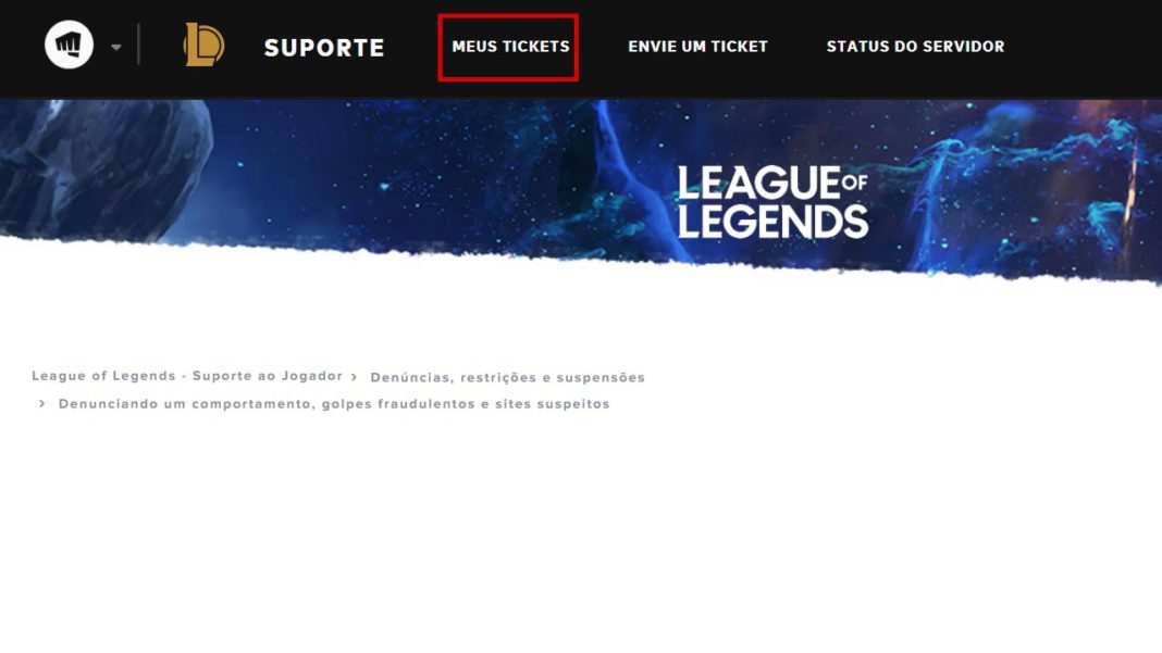 Como enviar Ticket para a Riot em diferentes jogos - Mais Esports