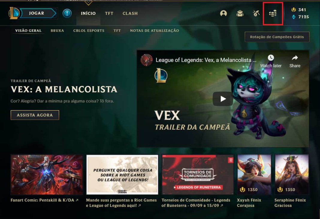 Como enviar presente no LoL - Mais Esports
