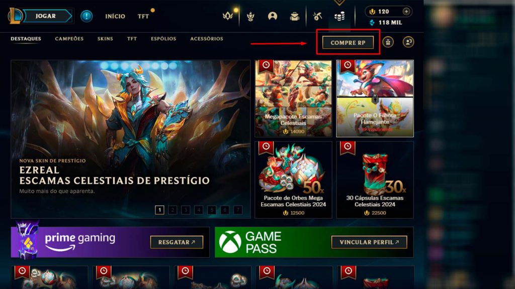 Como comprar RP no LoL: veja como adquirir os Riot Points - Mais Esports