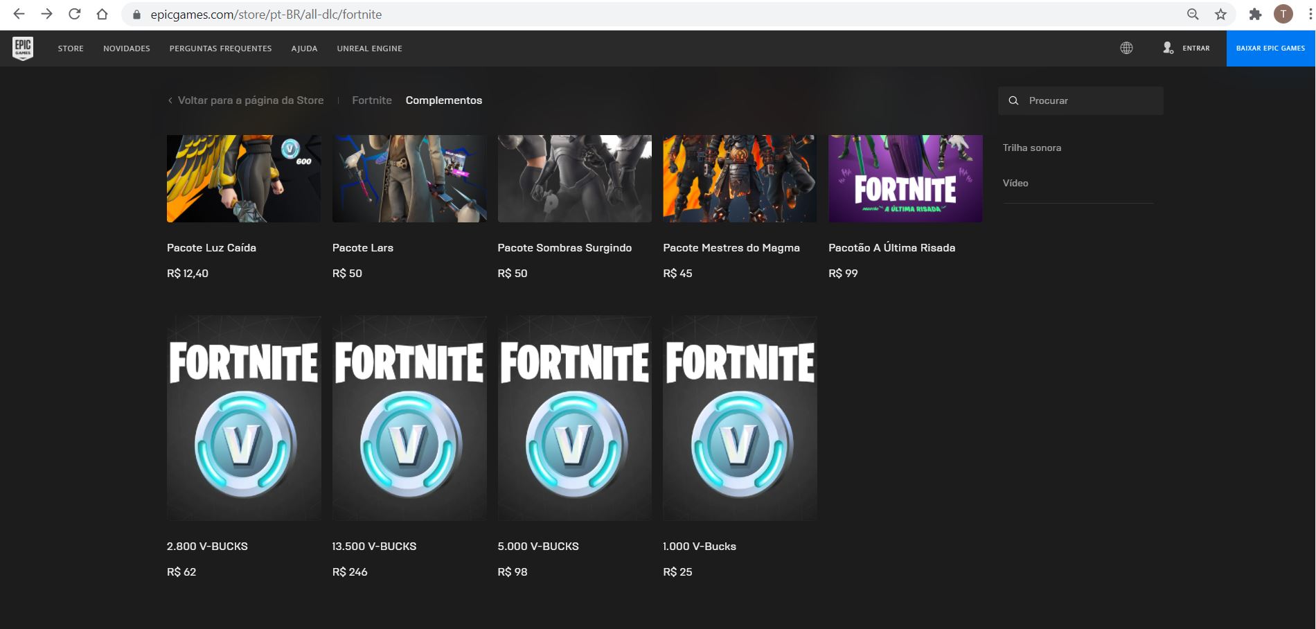 V-Bucks do Fortnite: veja o preço da moeda do jogo - Mais Esports