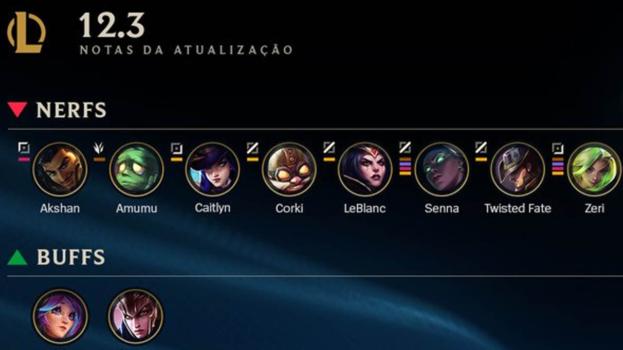 Lol Patch 12 3 Traz Nerfs No Corki Senna Zeri E Mini Rework Da Ahri