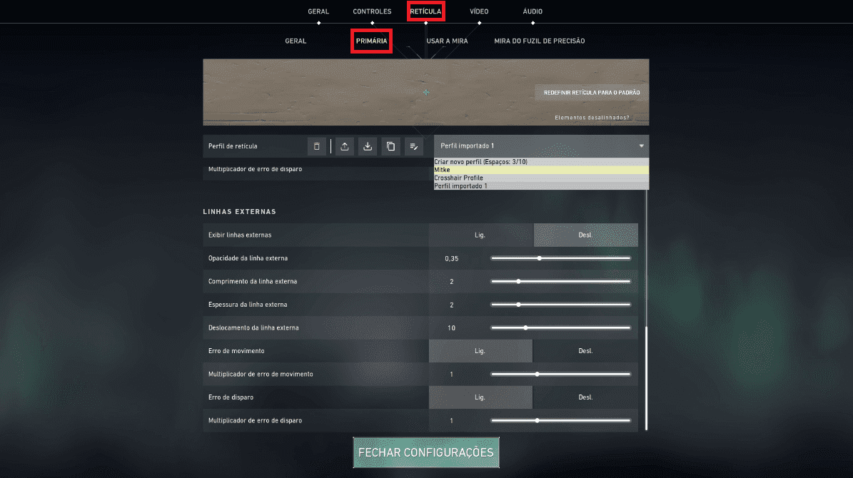 Mira no VALORANT: como configurar e usar a de profissionais - Mais Esports