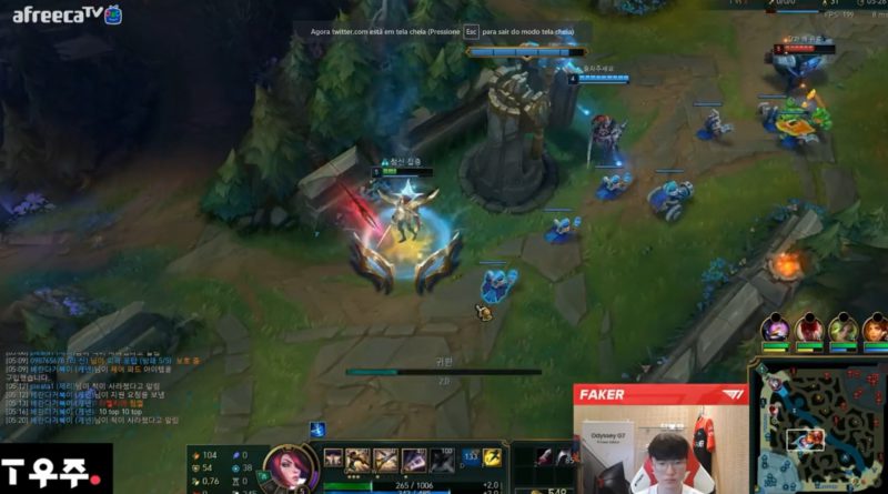 LoL: Faker mostra tempo de reação insano à lança da Nidalee - Mais Esports