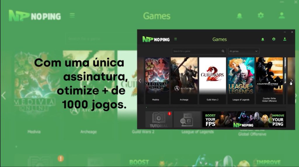 NoPing ajuda a reduzir o Lag em jogos online e melhora o seu FPS - Mais ...