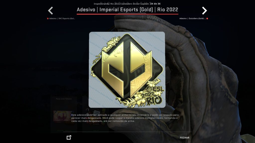 IEM Major Rio 2022: Veja os stickers da Imperial, FURIA e 00Nation ...