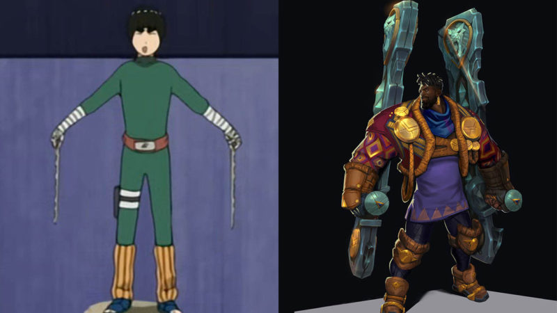 LoL: Luta de Rock Lee e Gaara foi inspiração para a ult de K’Sante ...