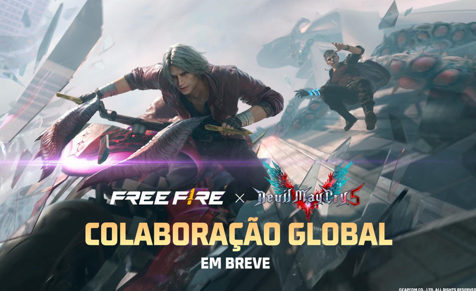 Free Fire: Jogo anuncia parceria com Devil May Cry 5 - Mais Esports