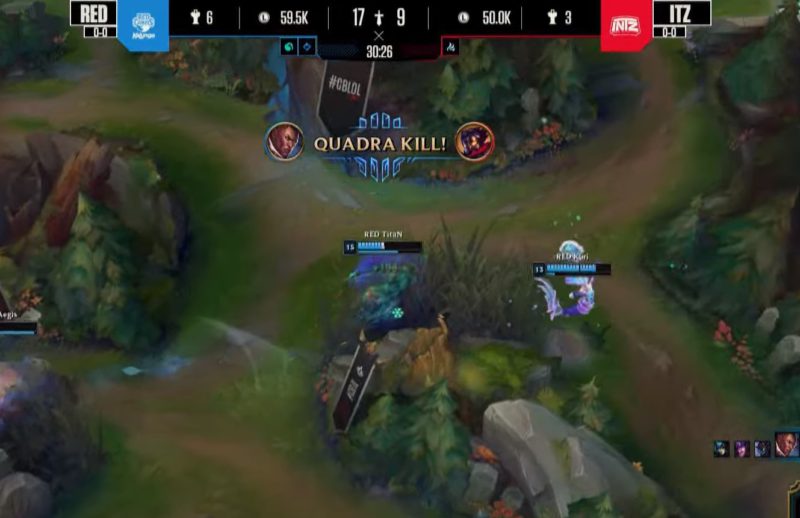 CBLOL 2023: RED vence a INTZ com Quadrakill de TitaN - Mais Esports