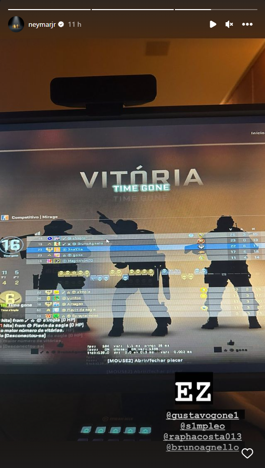 IEM Rio 2023: Neymar e s1mple jogam CS:GO juntos - Mais Esports