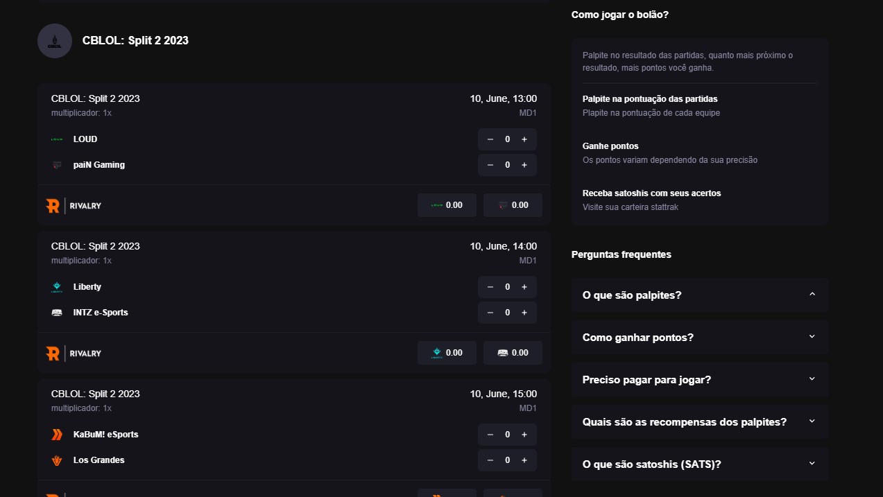 CBLOL 2023 2° split: Jogue o cartola do torneio na Stattrak - Mais Esports