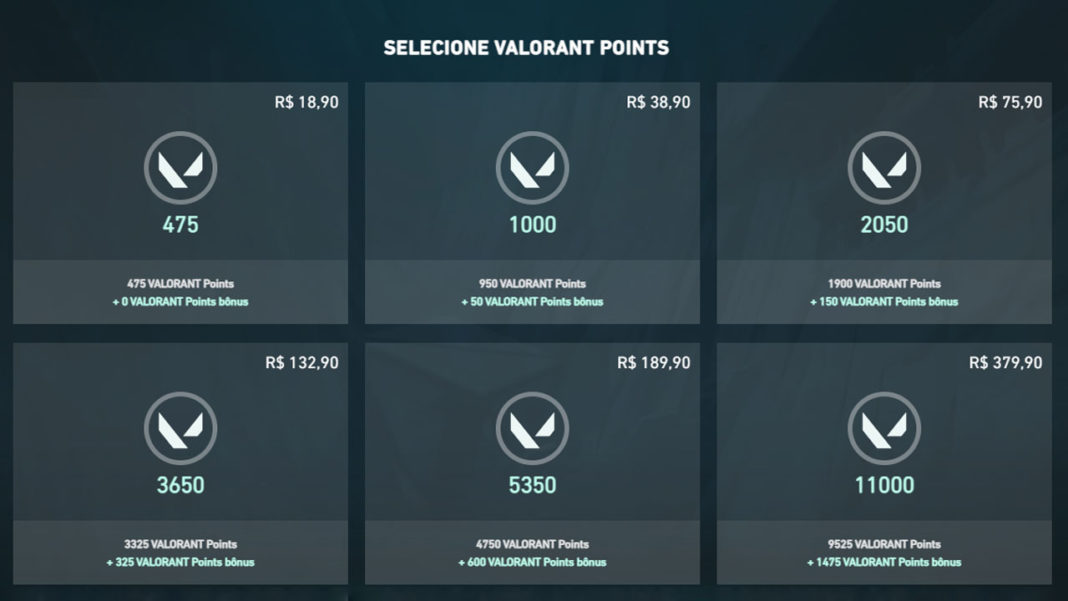 VALORANT: Preço do VP sobe no Brasil em 2024; veja novos valores - Mais ...