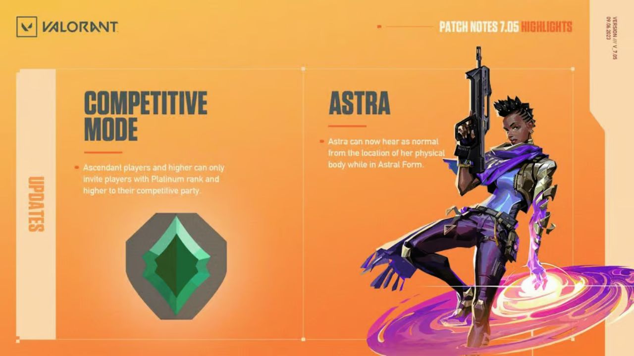 VALORANT: Atualização 7.05 traz buff na Astra e adição de Sunset ao ...