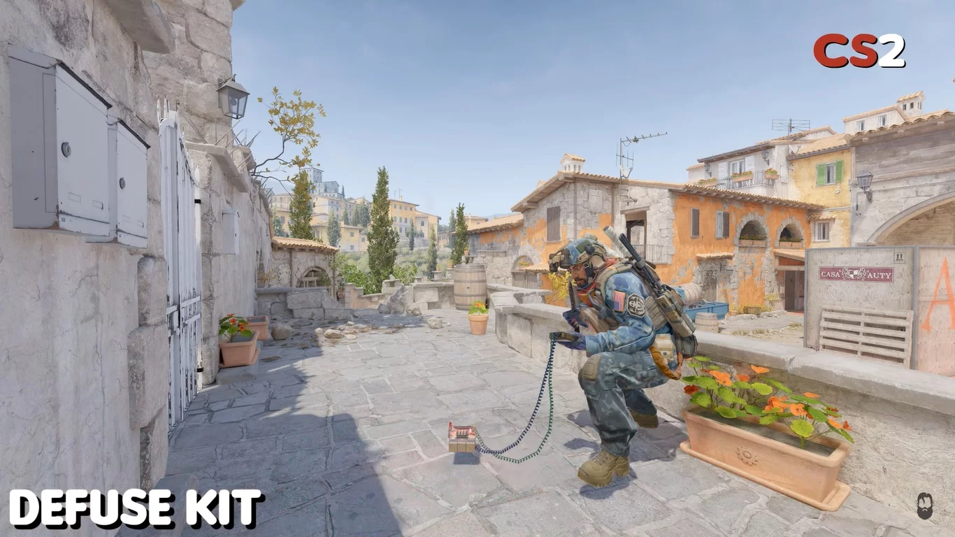 CS 2 has a difference between the use of the C4 with and without the ...