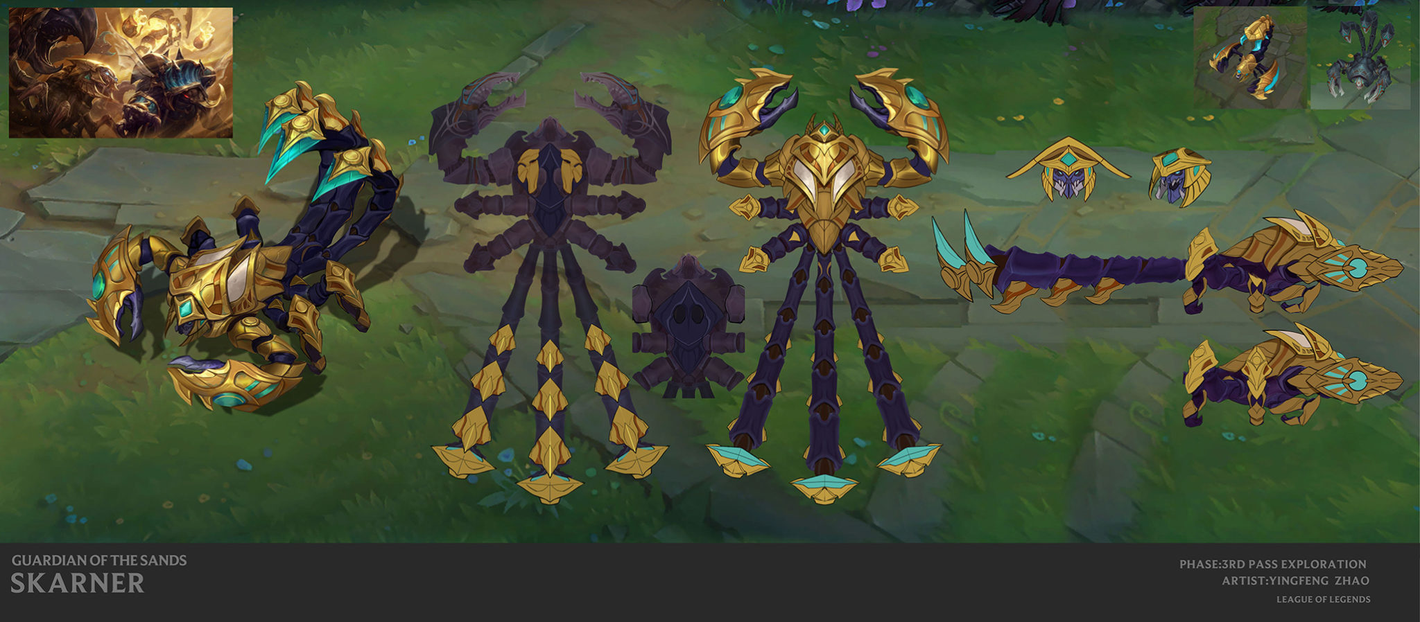 LoL: Confira como estão ficando as habilidades do Skarner em seu rework ...