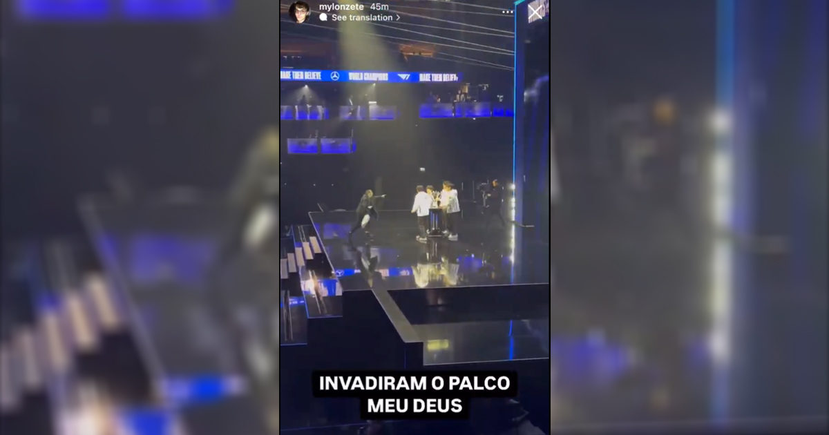 Worlds 2024: Fã invade palco durante comemoração da T1; veja o vídeo ...