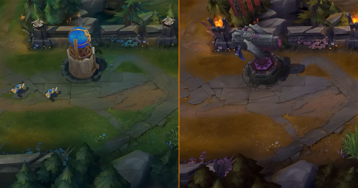 LoL: Vídeo faz comparativo do mapa atual e o mapa de Noxus para 2025 ...