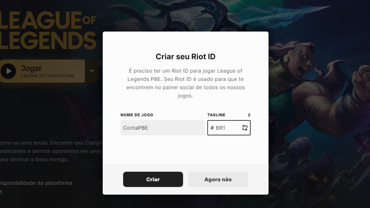 LoL PBE: O que é e como fazer conta no servidor de testes - Mais Esports