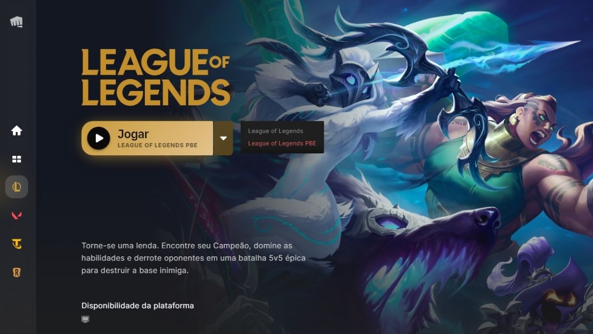 LoL PBE: O que é e como fazer conta no servidor de testes - Mais Esports