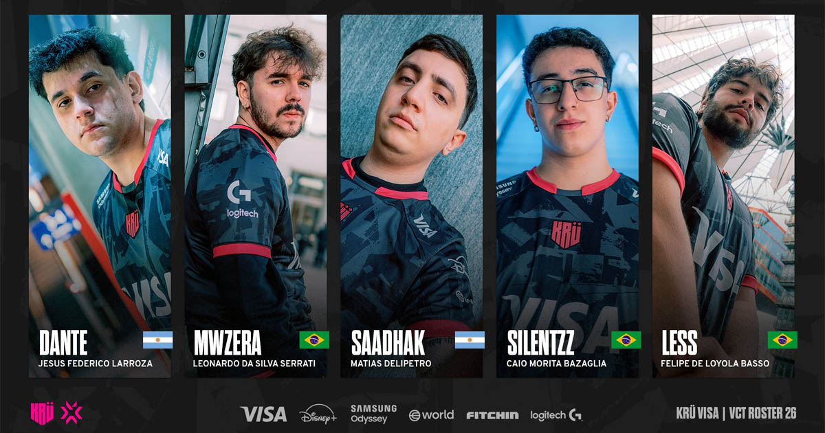 VCT Américas 2026: KRÜ revela nova lineup com dois campeões mundiais ...